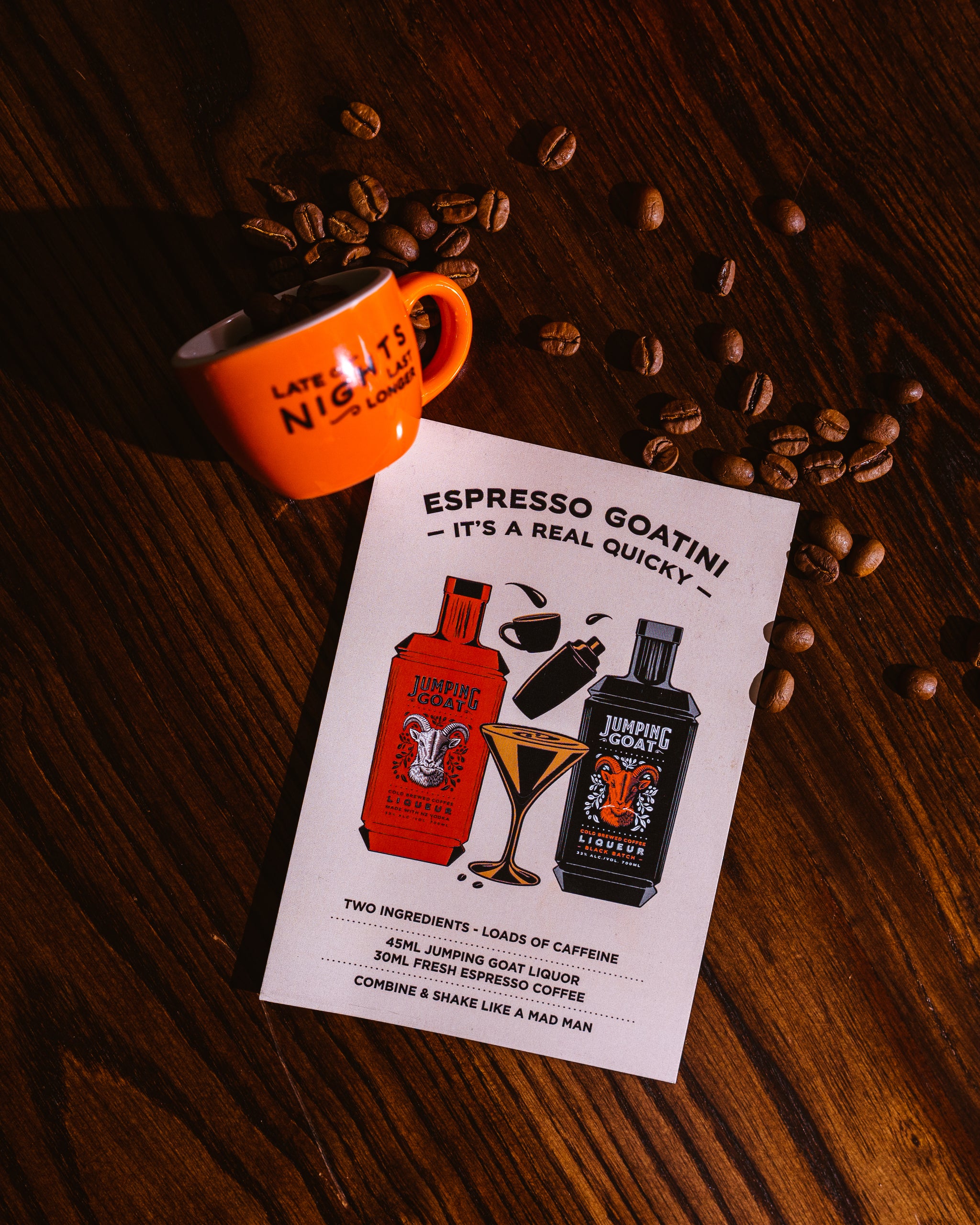 Jumping Goat Coffee Infused Vodka Liqeur – Jumping Goat Liquor